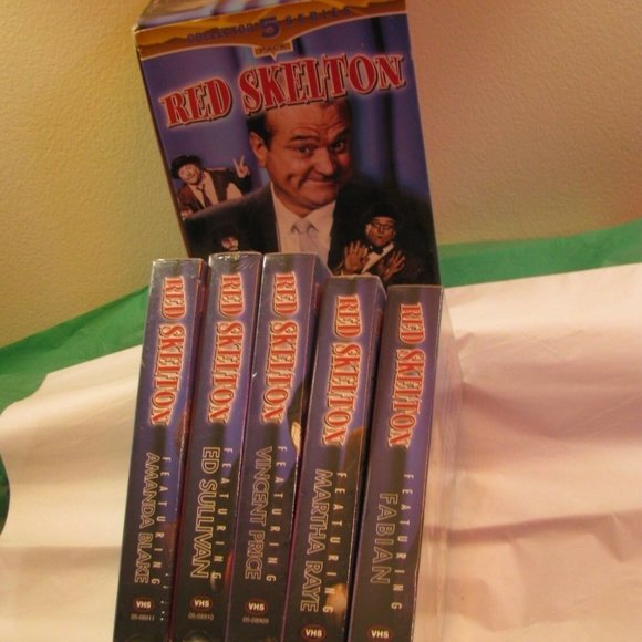 Other | Red Skelton Greatest Comedy Shows 5pack Vhs Tapes | Poshmark